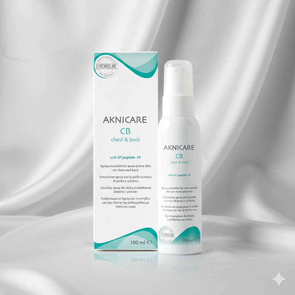 Back and Chest Acne: Clinically Proven AKNICARE® Spray - SkinmedShop